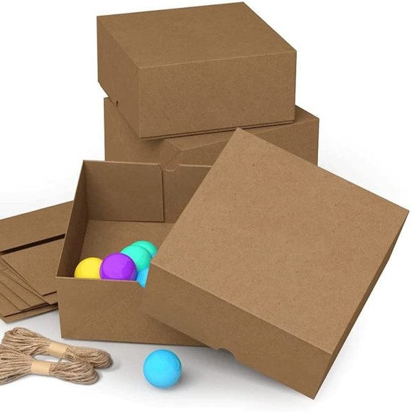 Office | 8x8x4 Inches Premium Gift Boxes 1 Pcs Kraft Paper | Poshmark